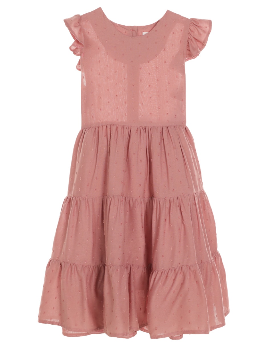 Vestido Chersi manga mariposa para niña